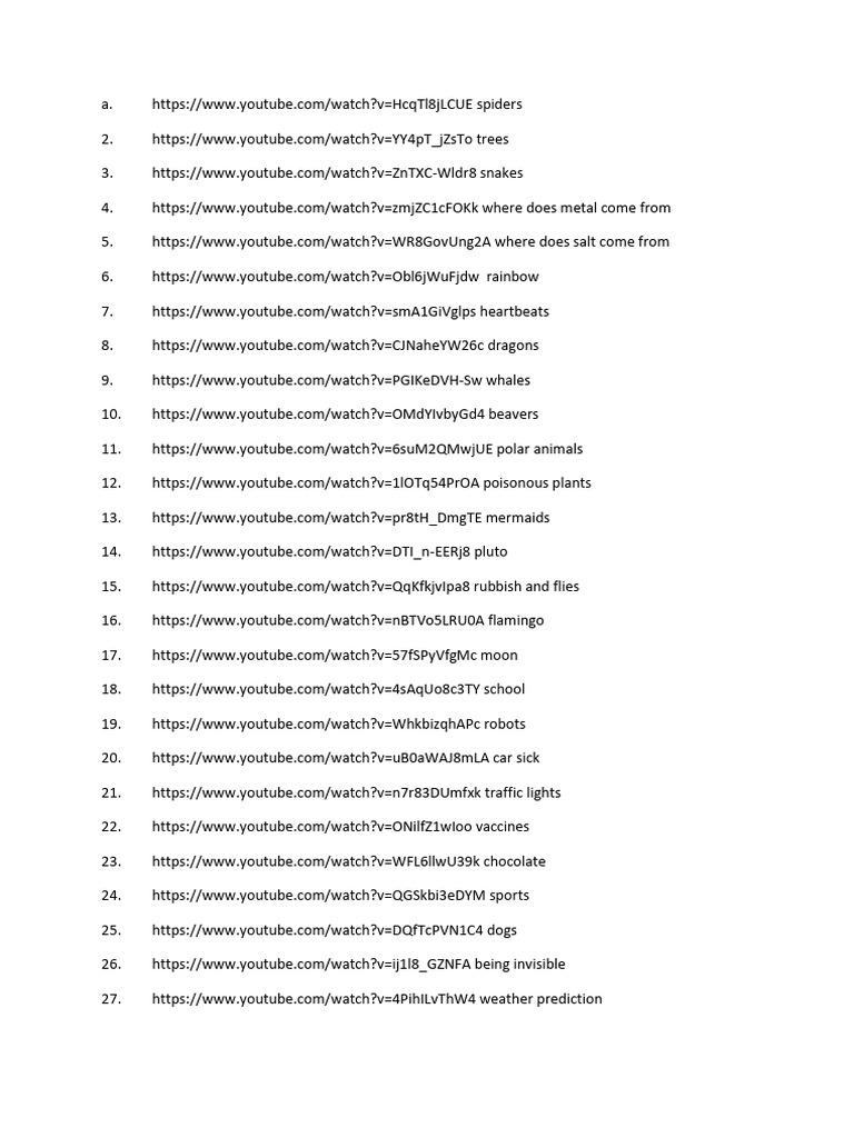 10 Performance List Performans Proje Ve Ödevleri | PDF