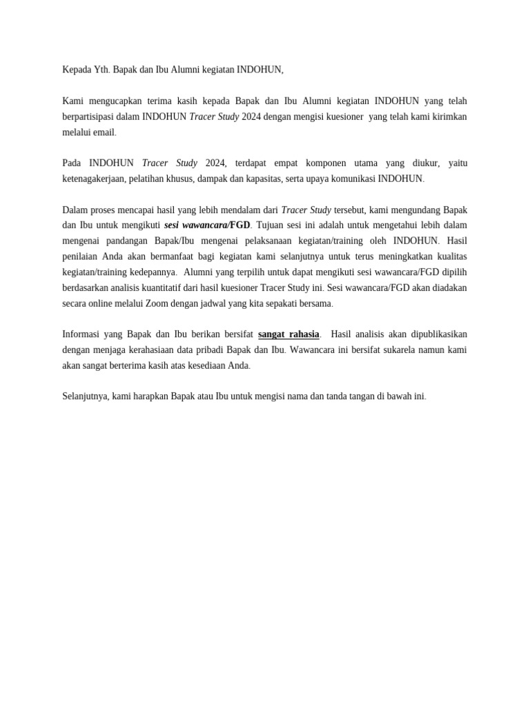 Informed Consent - Interview | PDF