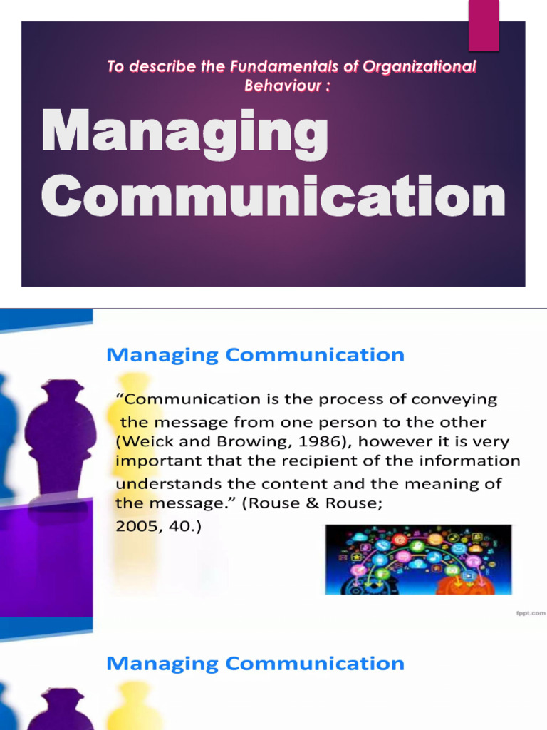 Managing Communication | PDF