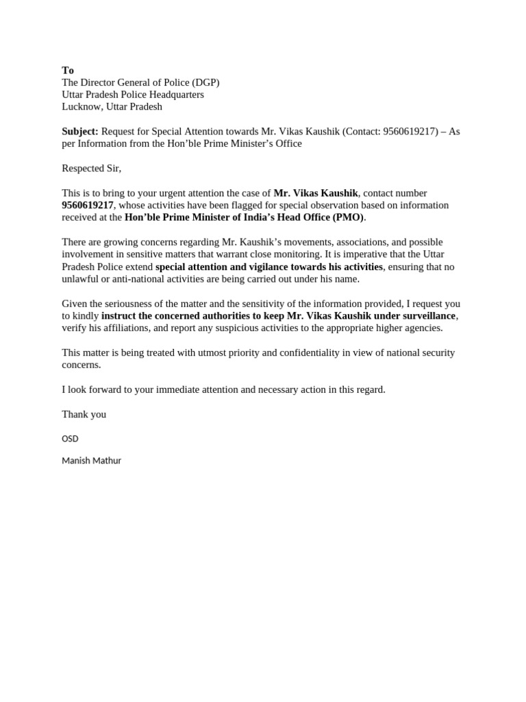 Manish Mathur Head of Directors | PDF