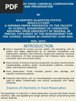 Chem in The Restaurant Presentation | PDF | Cooking | Chemical Reactions