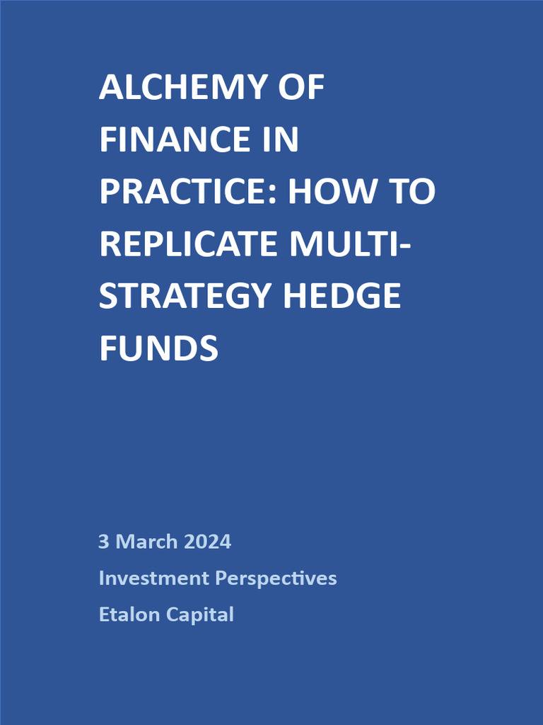 MULTI-STRATEGY-HEDGE-FUNDS-WITH-EXAMPLES | PDF | Hedge Fund | Hypothesis
