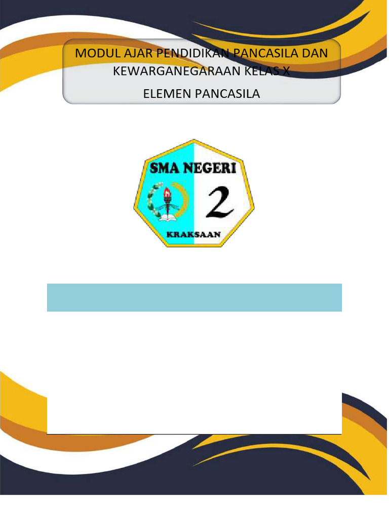 Modul Ajar P.sila Unit 1 | PDF