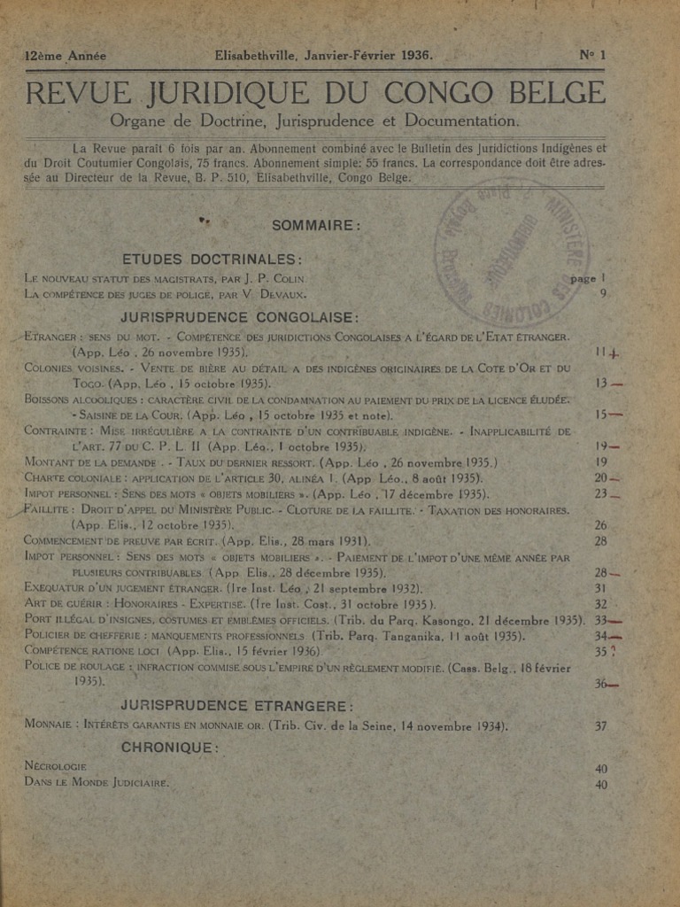 RJCB 1936 | PDF