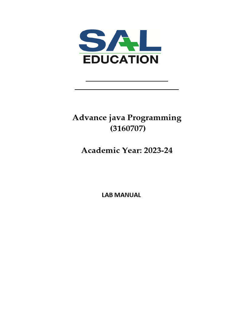 aJP Lab Manual 221133107034 | PDF | Http Cookie | Port (Computer Networking)