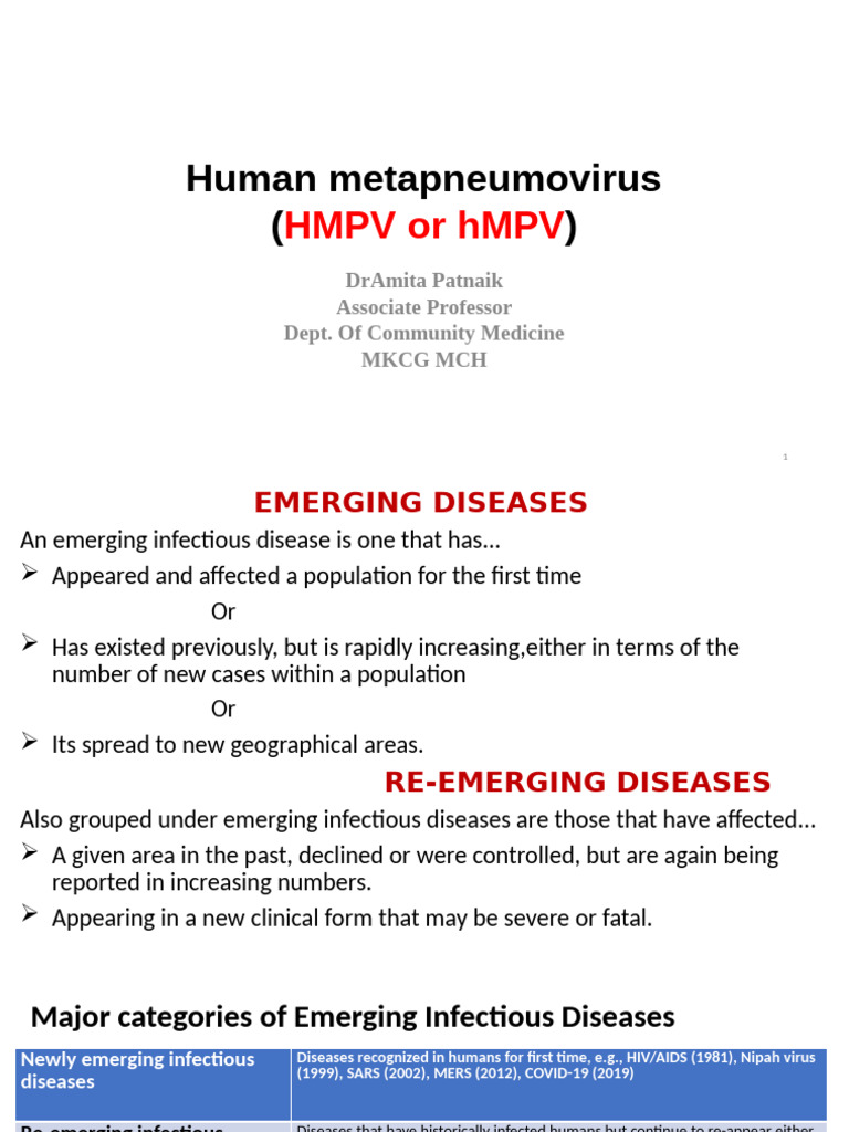 Human Metapneumovirus Overview | PDF | Virus | Microbiology