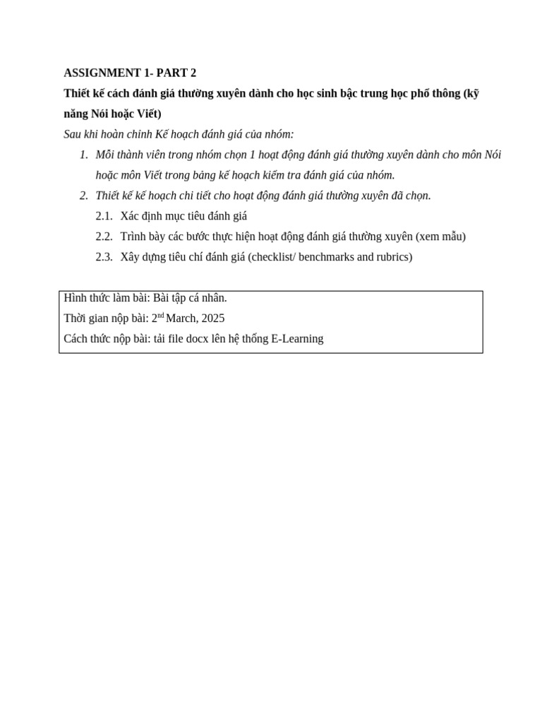 Assignment 1 - Part 2 | PDF