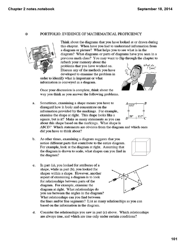 CPM Algebra1 - Chapter - 2 - Notes - 21 | PDF