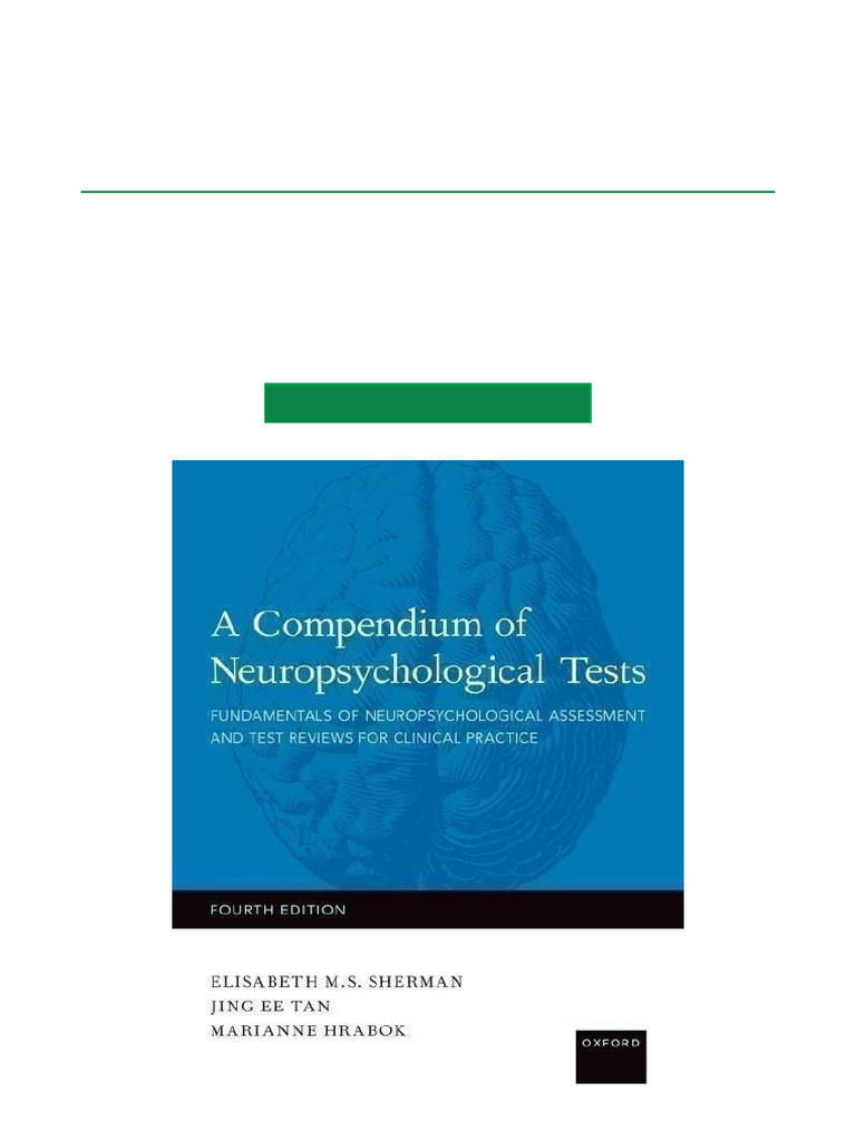 Neuropsychological Tests Compendium PDF | PDF