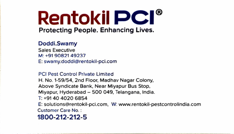 Swamy Rentokil PCI | PDF