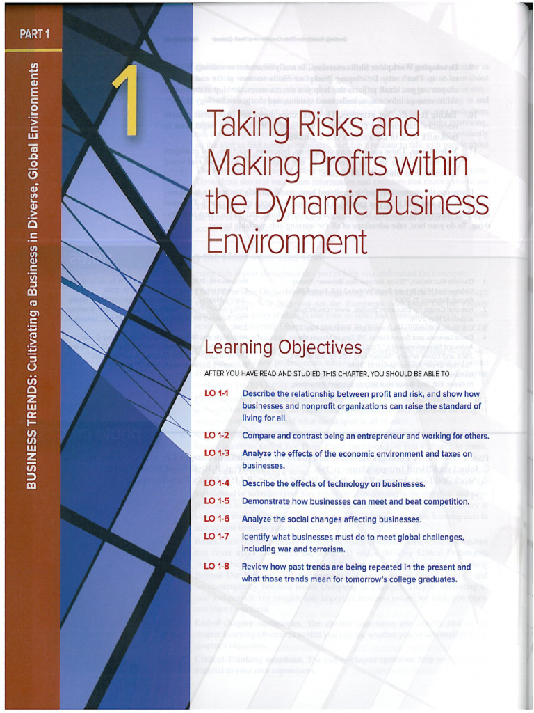 Chapter 1 Intro To Business | PDF