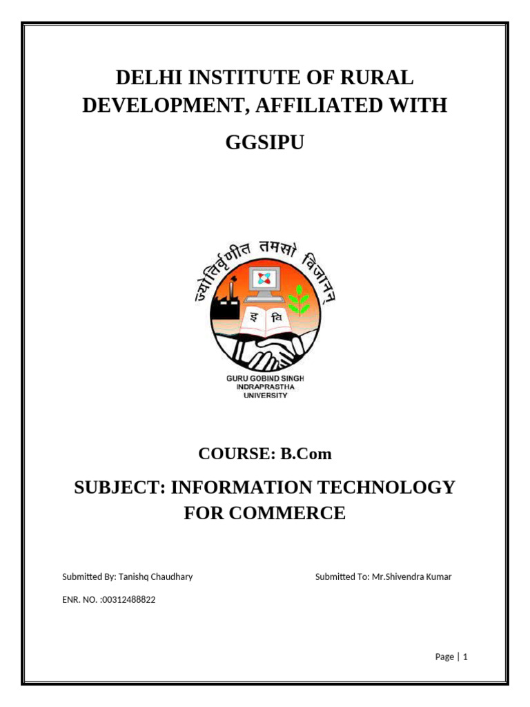 Tanishq CH IT For Comm LAB FILE | PDF | Microsoft Access | Databases
