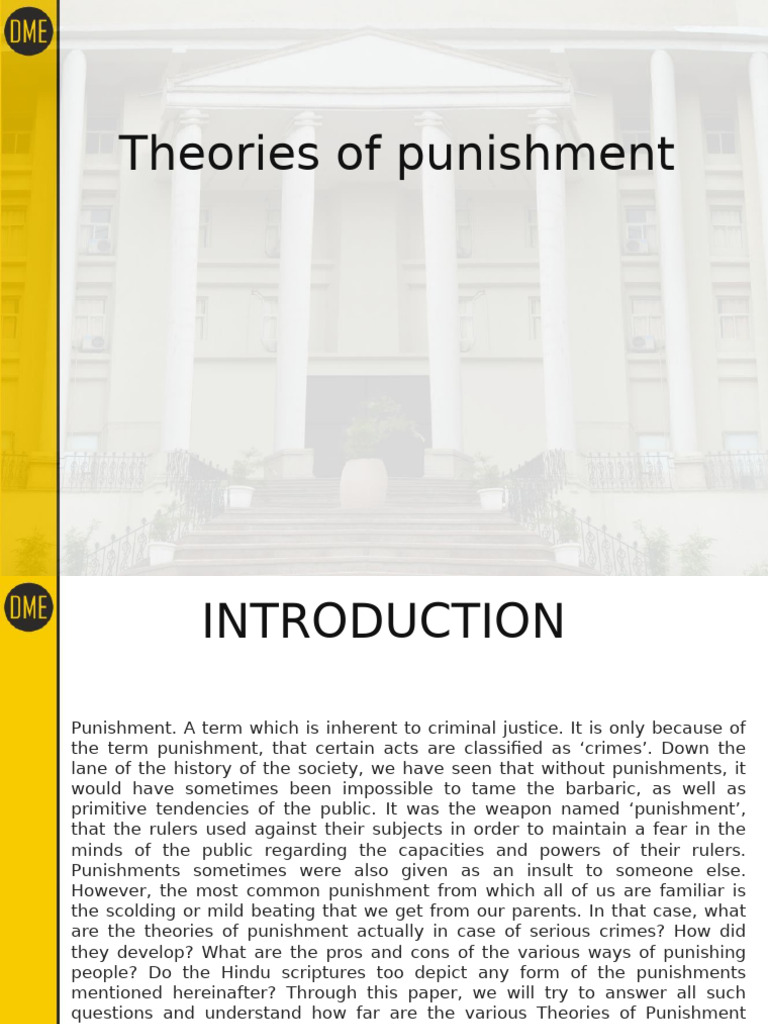Theories+of+Punishment | PDF | Crimes | Crime & Violence