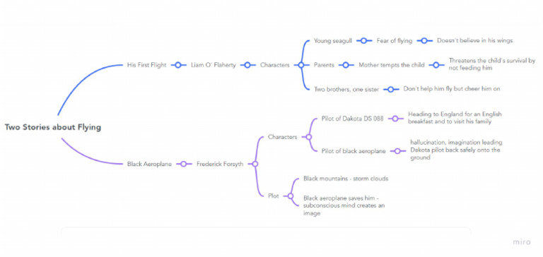 Two Stories About Flying Mind Map | PDF
