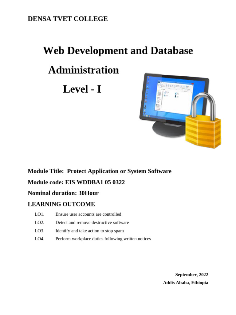 M05-Protect Application or System Software | PDF | Computer Virus | Email Spam