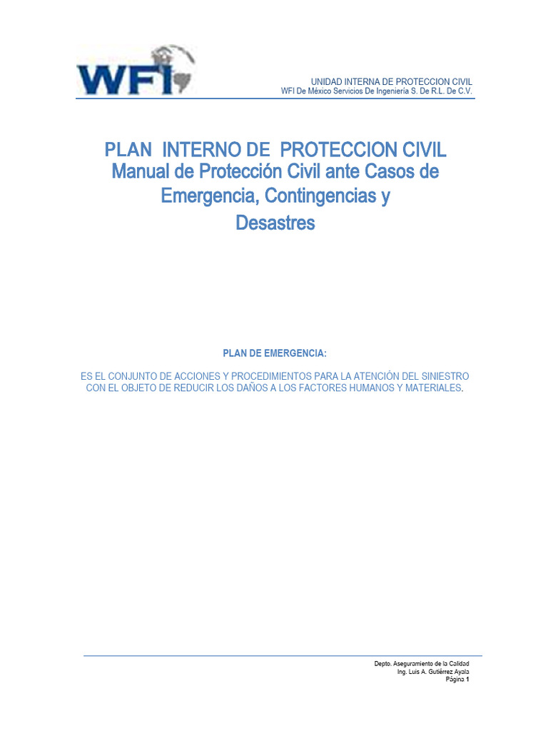 Plan de Proteccion Civil, En Sitios_WFI_ACTUALIZADO | PDF | Defensa Civil | Inundar