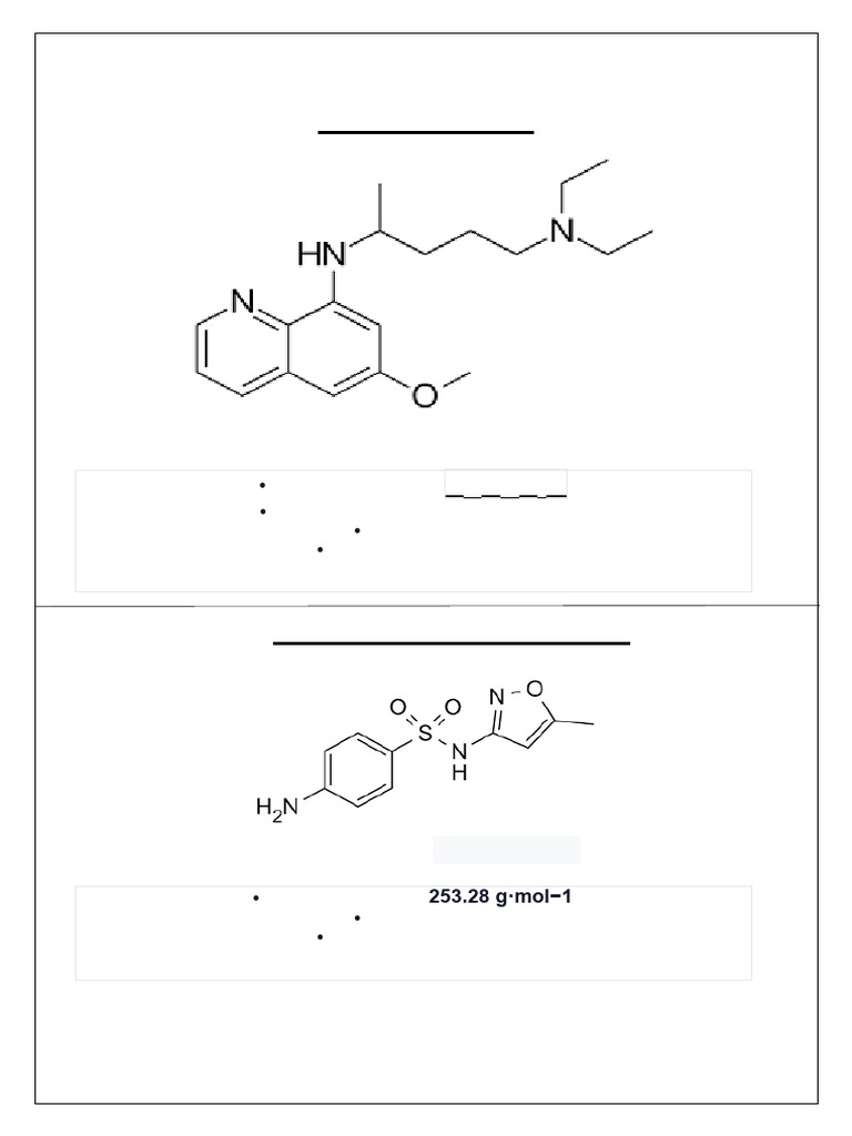 Pamaquine and Related Compounds Properties | PDF