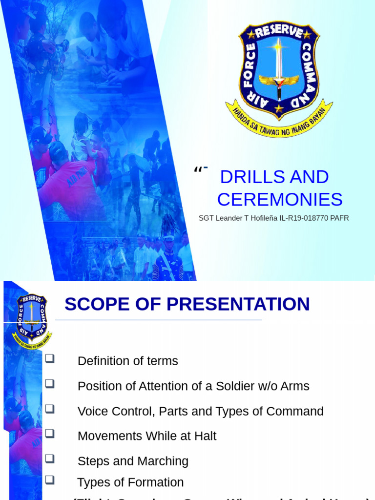 MODIFIED 18 Drills and Ceremonies | PDF