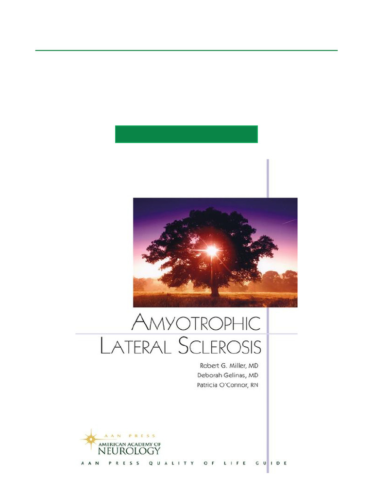 Must Read Amyotrophic Lateral Sclerosis 1st Edition Textbook PDF ...