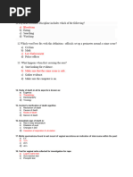 HOSA Forensic Science Practice Test | PDF | Crime Scene | Forensic Science
