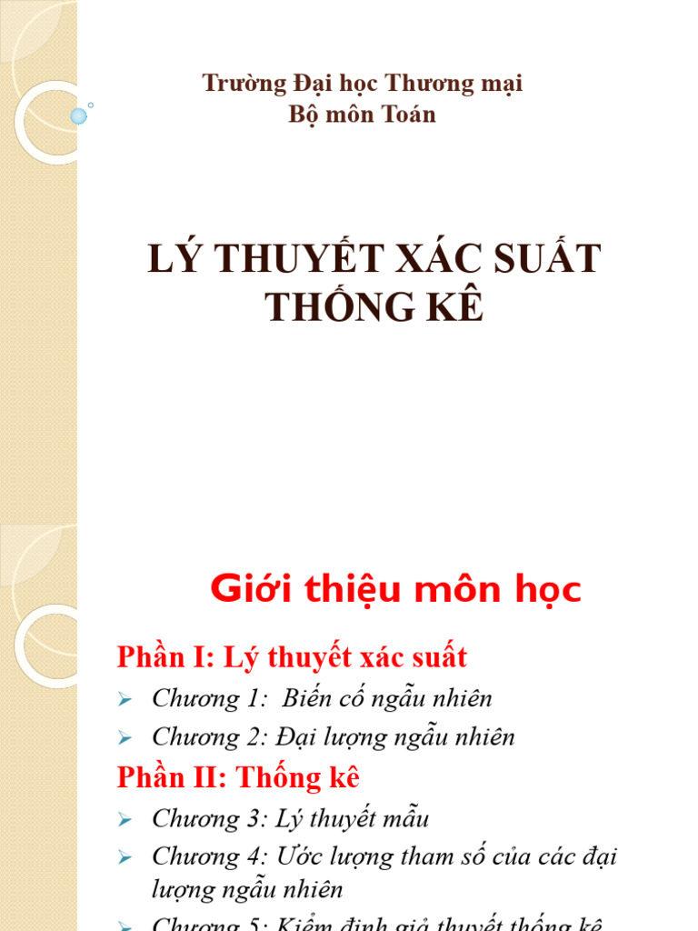 Bai Giang-LTXS 1 | PDF
