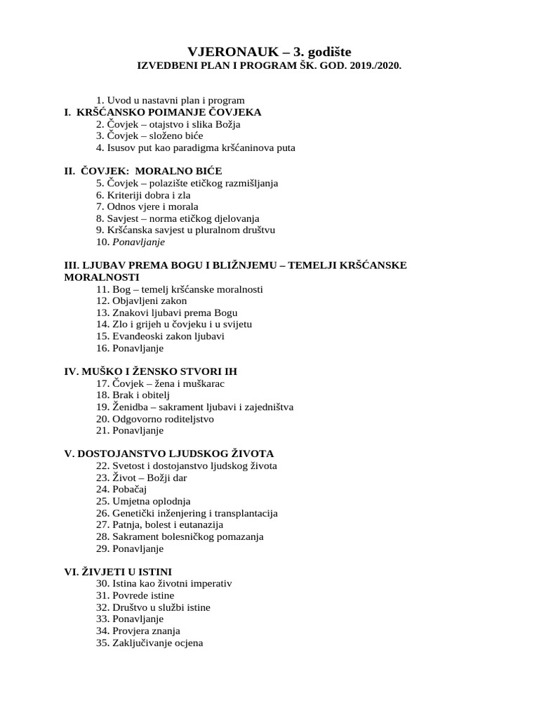 3 Razred Izvedbeni | PDF