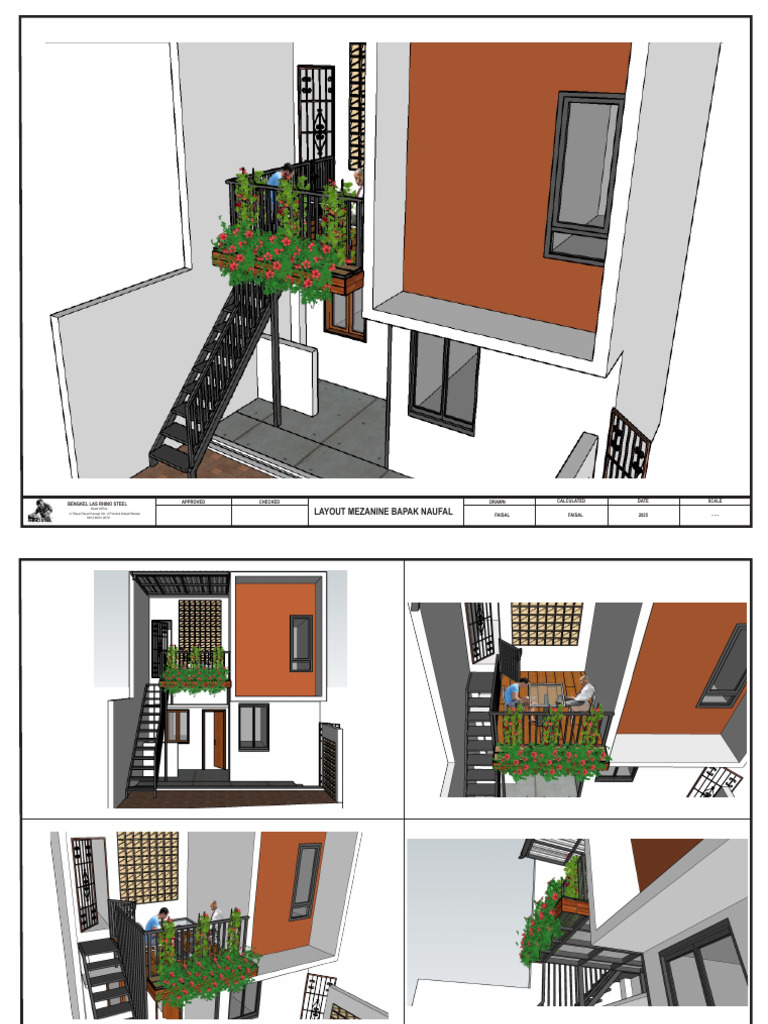 Contoh Layout 3d Mezanine Perumahan Chandra Indah | PDF