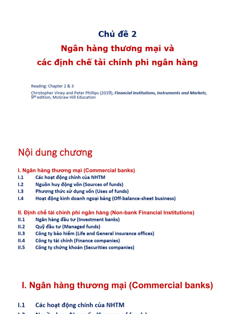 Buoi 2 - NHTM Va Dinh Che TC | PDF