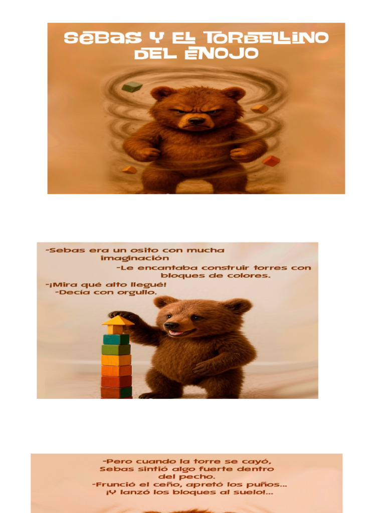 Sebas y El Torbellino Del Enojo Cuento | PDF