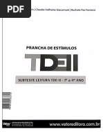 TISD - Teste de Id. de Sinais de Dislexia-Livro de Estímulo | PDF