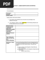 BBBEE Affidavit - Template - EME | PDF | Affidavit | Private Law