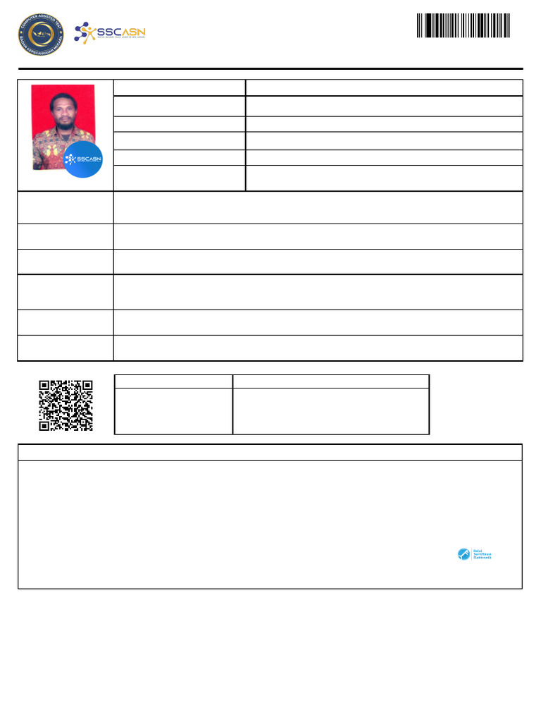 kartuUjianLasarus Wabiser | PDF