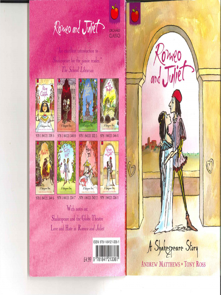 Romeo and Juliet Retold For Children | PDF