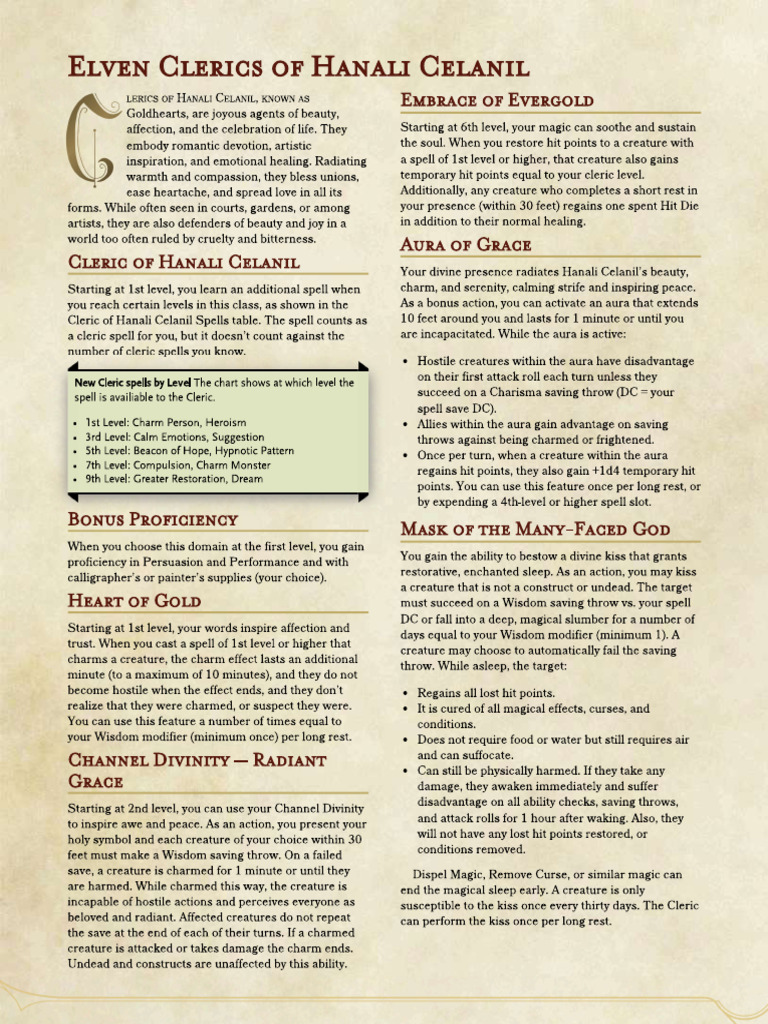 Hanali Celenil Subclass | PDF