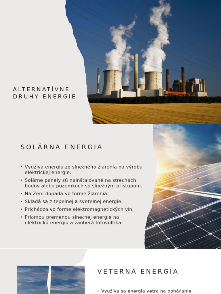 AlternatÃ - Vne Druhy Energie | PDF