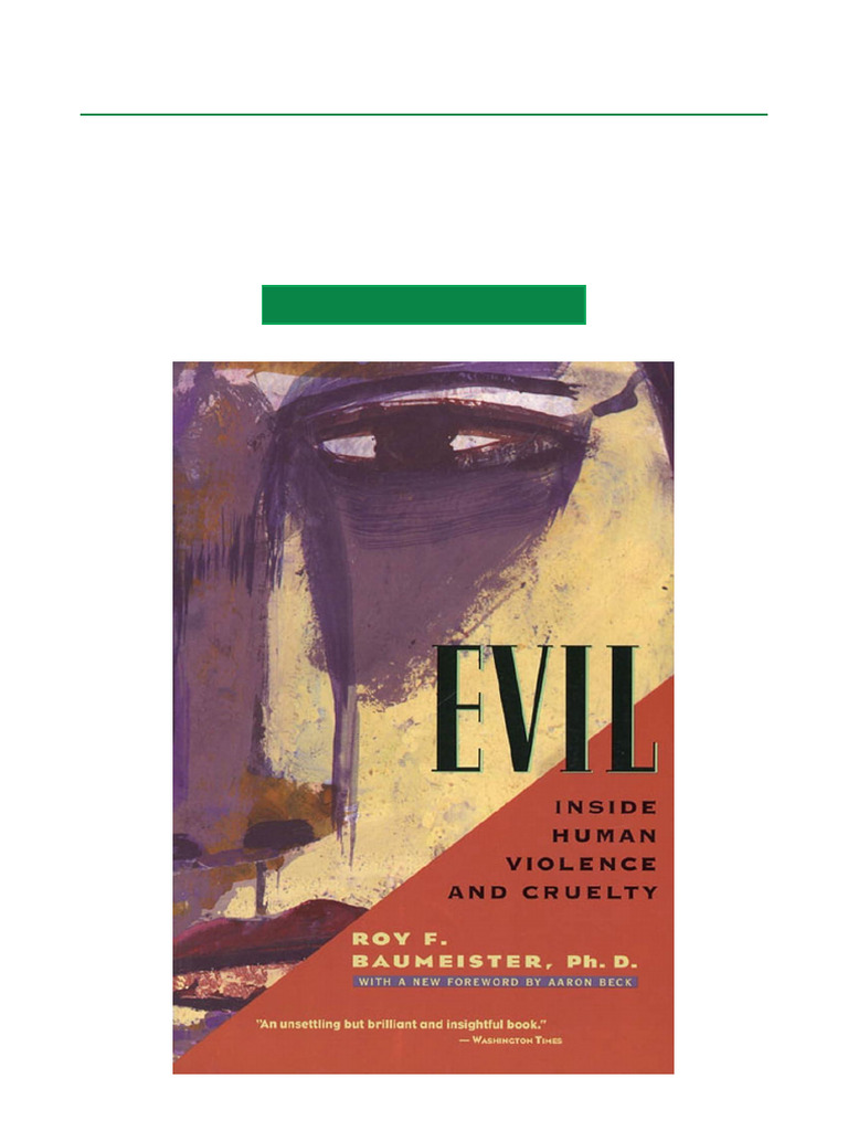 Award Winning Evil Inside Human Violence and Cruelty Secure Download | PDF