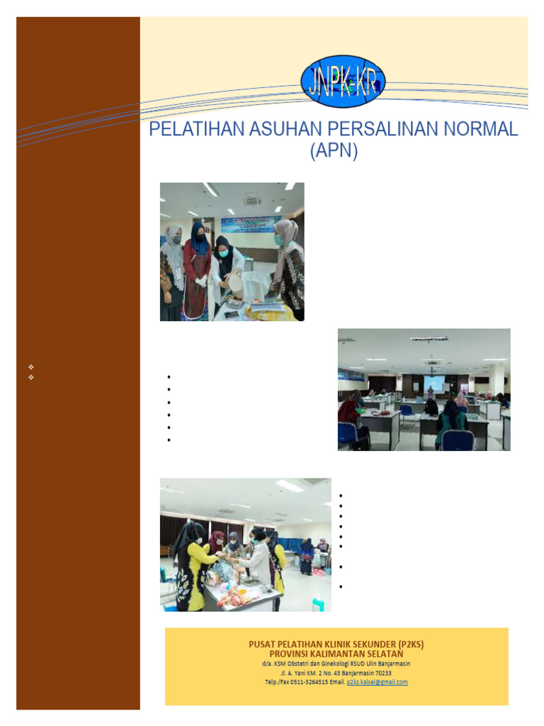 Pelatihan APN 2025: Biaya dan Sertifikat | PDF