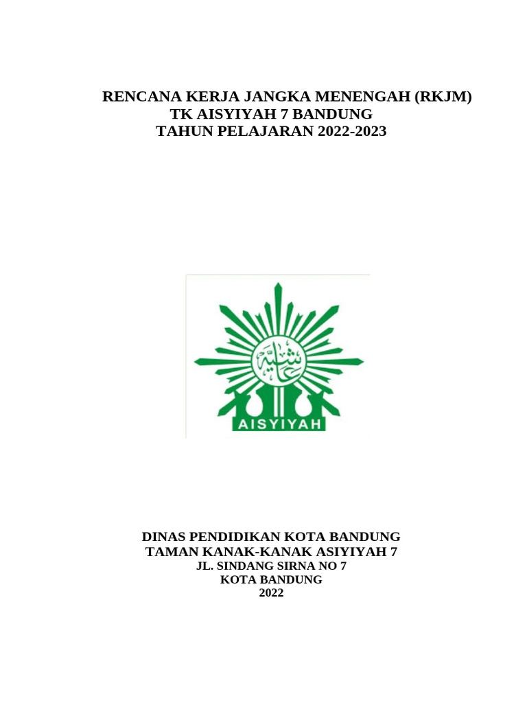 Rkjm 2022-2023 Revisi | PDF