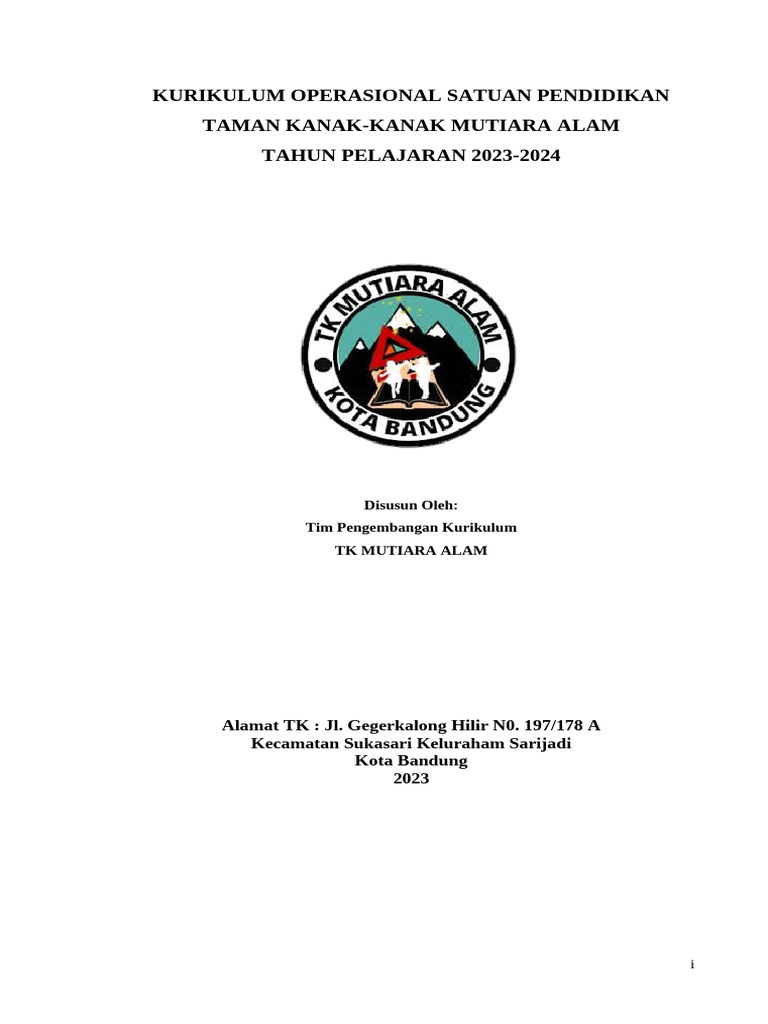 KOSP 2023-2024 | PDF