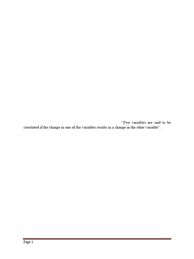 Lecture VII Bivariate Data | PDF | Statistical Analysis | Teaching Mathematics