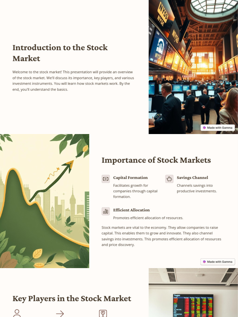 Introduction-to-the-Stock-Market (1) | PDF | Stocks | Stock Market
