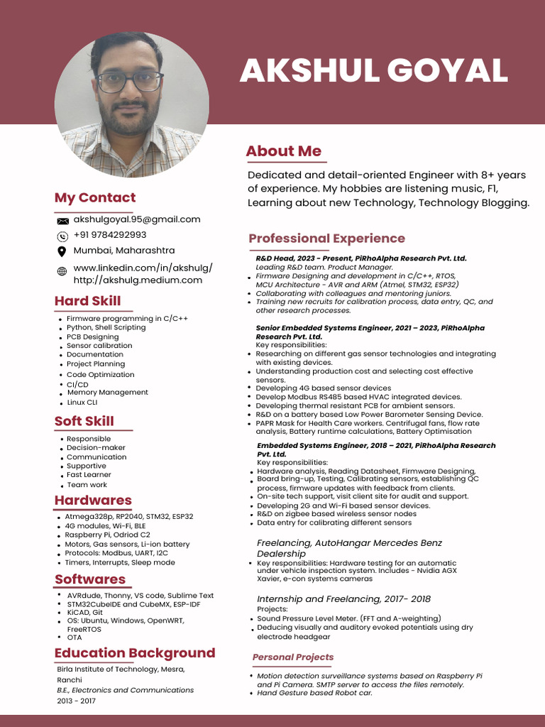 Akshul Goyal0mja6x1745341230883 | PDF | Embedded System | Computer ...