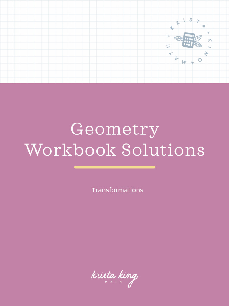 15.2 Workbook - Transformations.solutions PDF | PDF | Cartesian ...