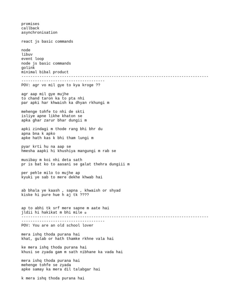 Shayari | PDF
