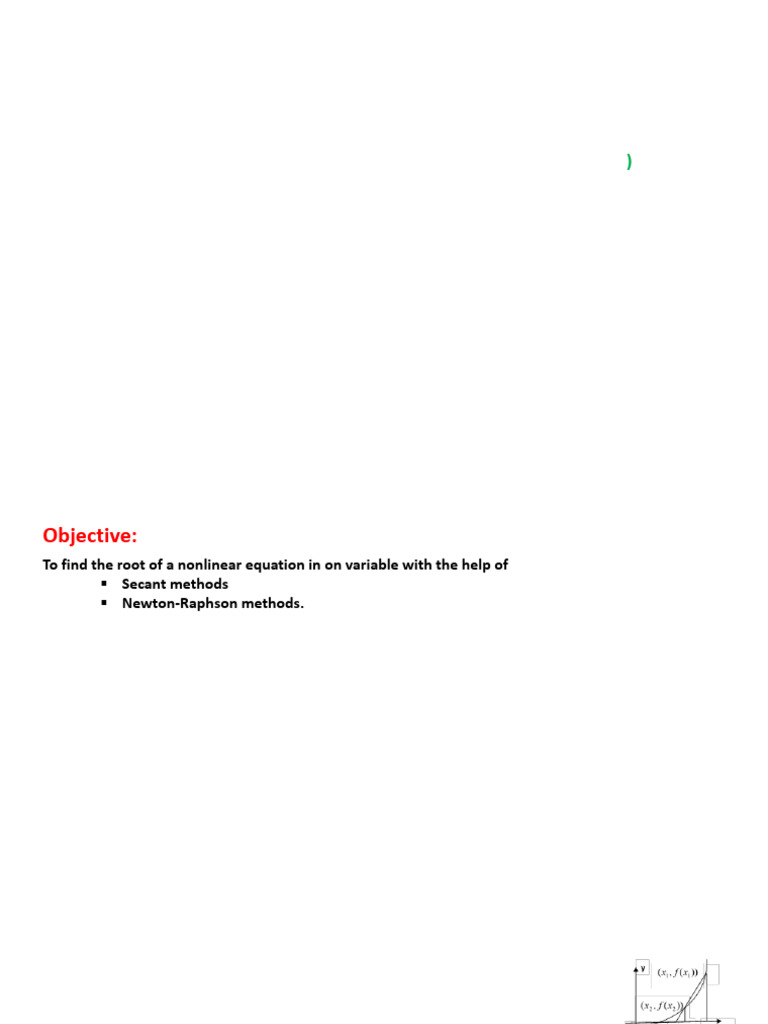 Ch3_SL2_Secant-NewtonRaphson | PDF | Elementary Mathematics | Algorithms And Data Structures