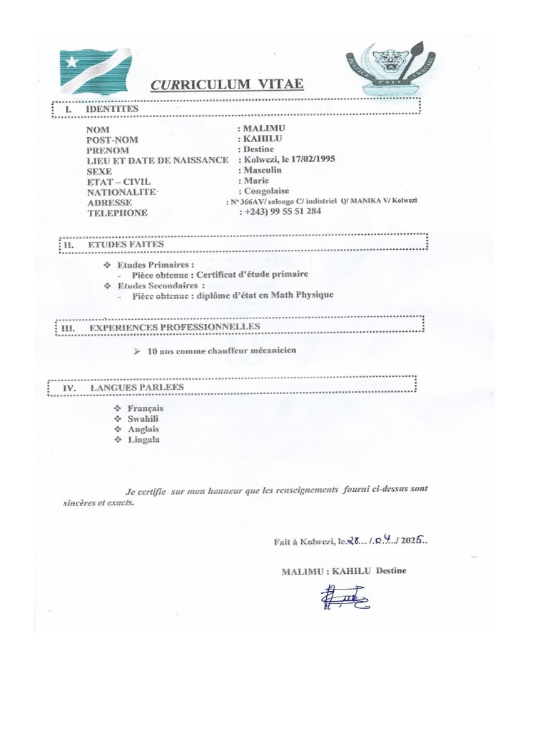 MALIMU KAHILU DESTINE | PDF