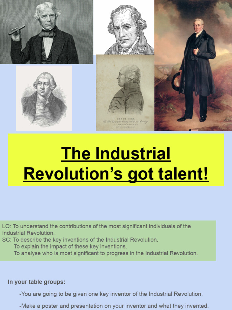 The Industrial Revolution's Got Talent! | PDF