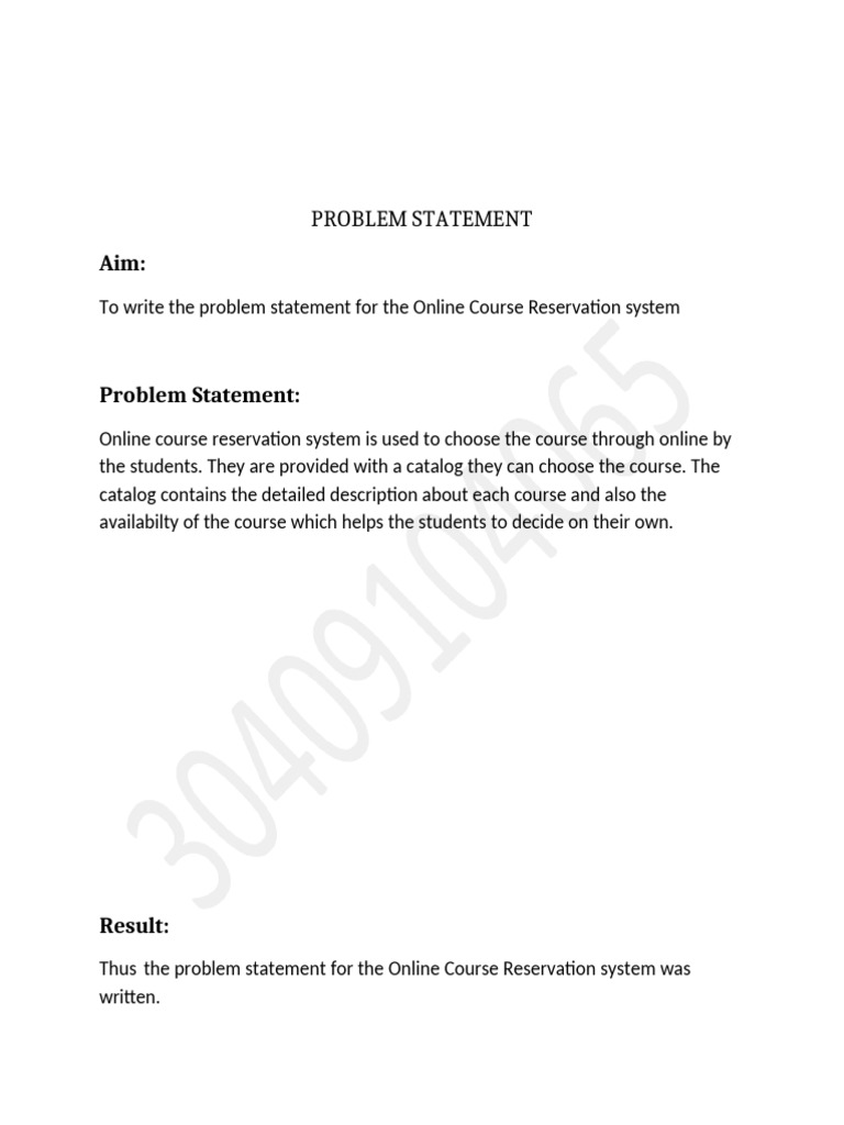 online-course-reservation-system | PDF | Risk | Databases