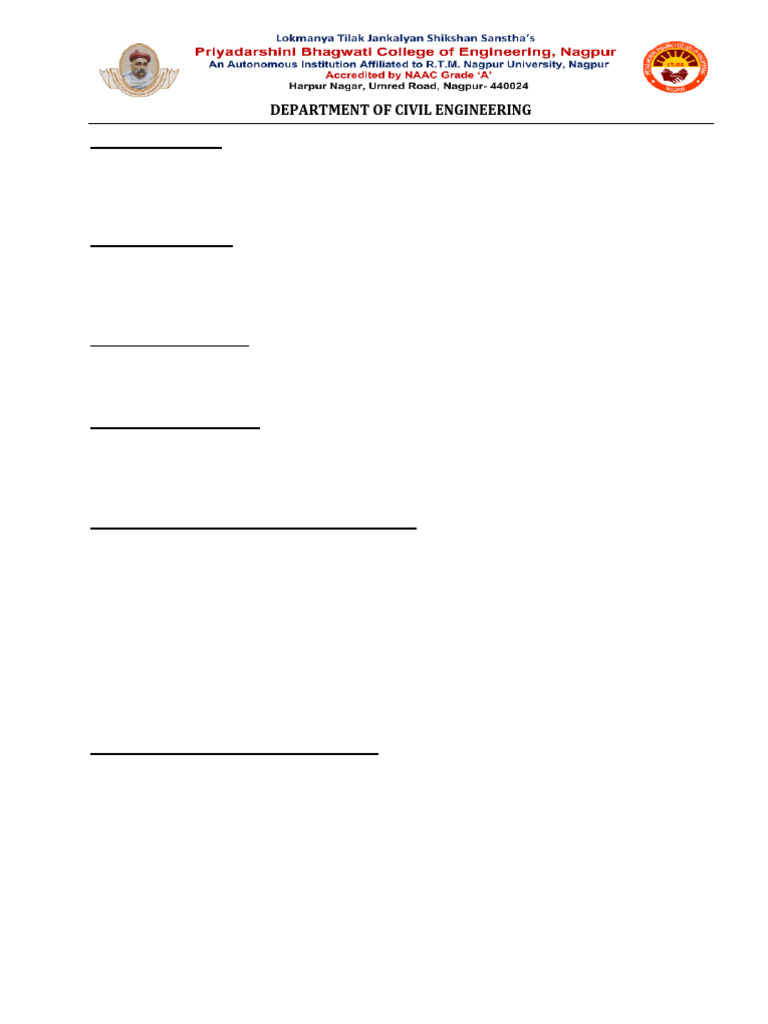 Civil Project Thesis Front Pages 2025 | PDF | Engineering | Knowledge