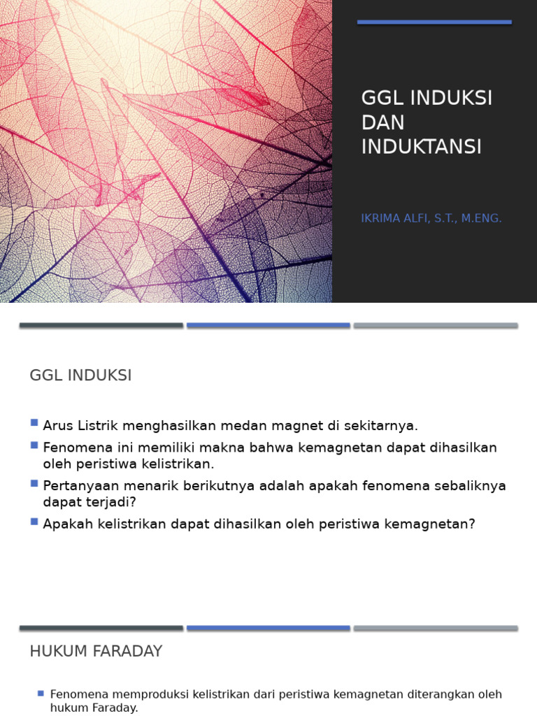 GGL Induksi Dan Induktansi | PDF